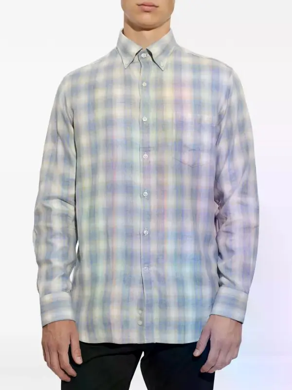 Paul & Shark Check-pattern Button-down Shirt