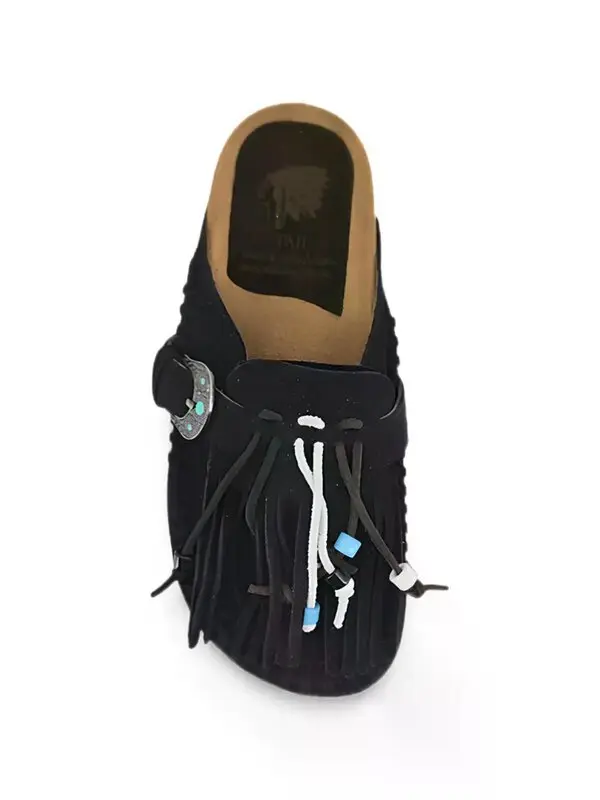 TAJI Caribe Fringed Slip-ons