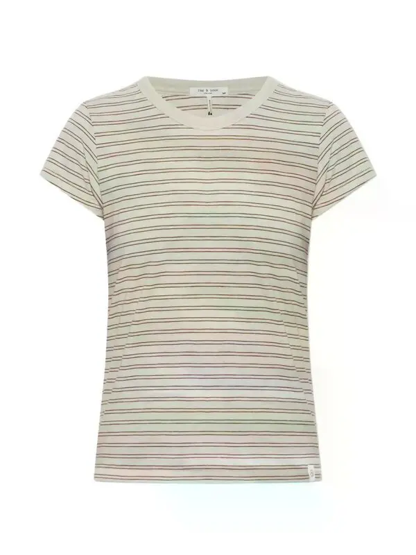 Rag & Bone Striped T-shirt - Neutrals