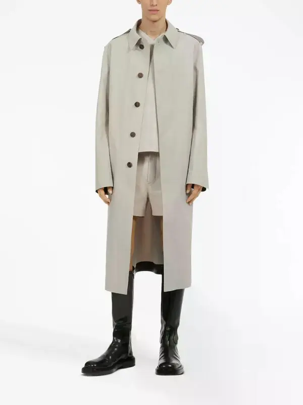 FERRAGAMO Cotton-blend Long Coat
