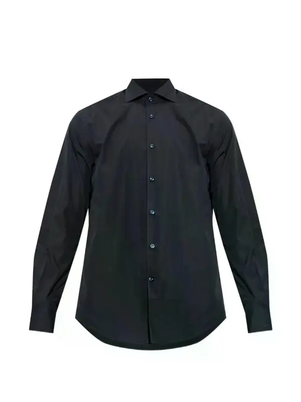 Paul & Shark Soffio Spread-collar Long-sleeve Shirt - Blue
