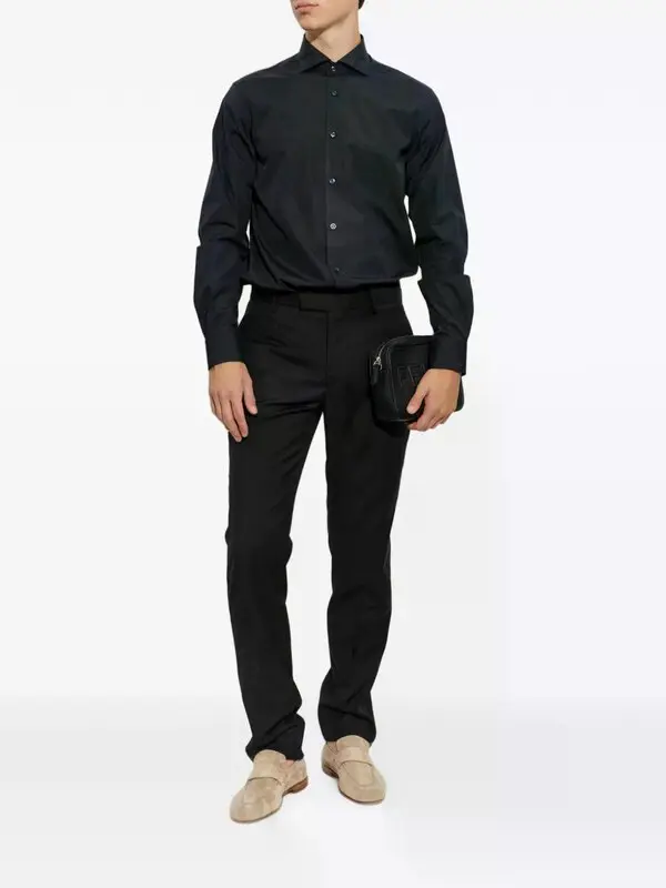 Paul & Shark Soffio Spread-collar Long-sleeve Shirt