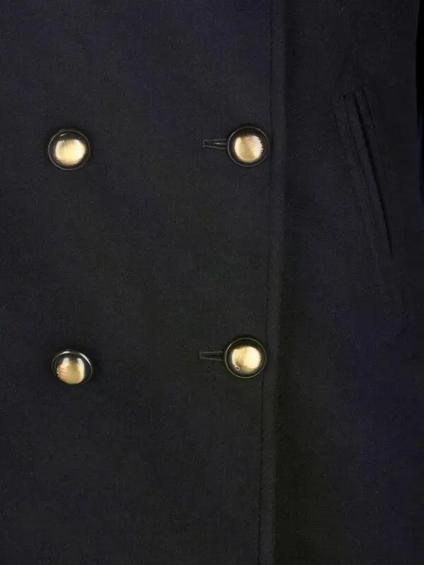 CAMPLIN Double-breasted Peacoat