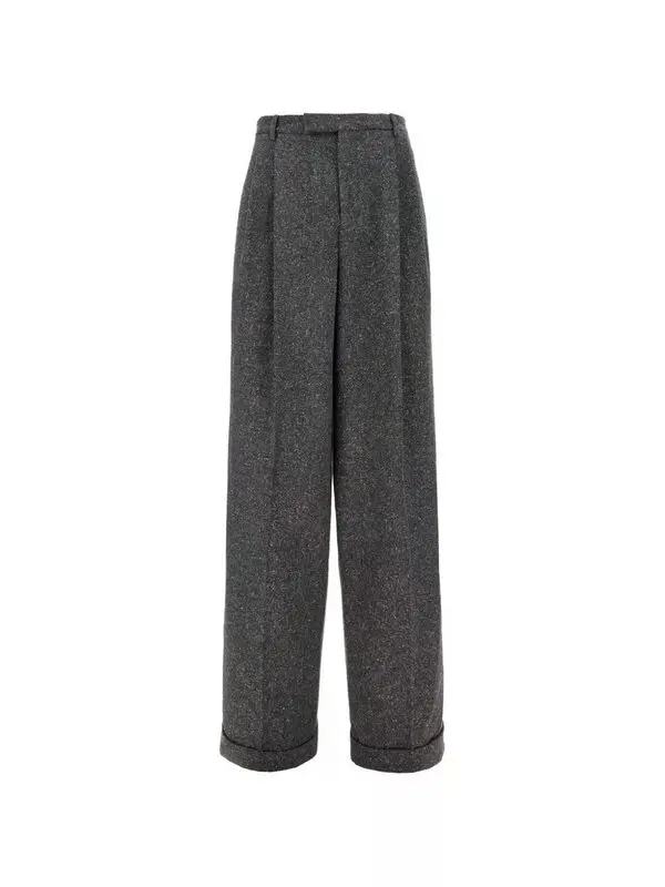 Valentino Garavani Pleated Trousers - Grey