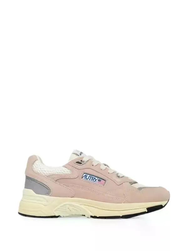 AUTRY Hyperway Panelled Lace-up Sneakers - Pink