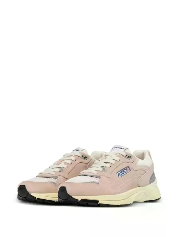 AUTRY Hyperway Panelled Lace-up Sneakers - Pink