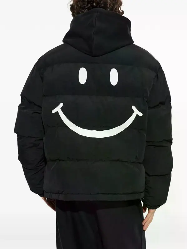 Moschino X Smiley Quilted Puffer Jacket