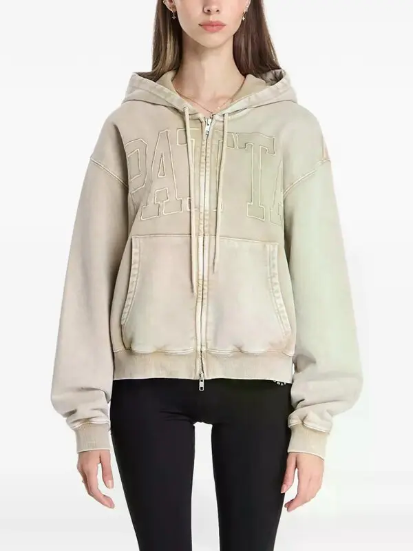 PATTA Logo-appliqué Zip-up Hoodie