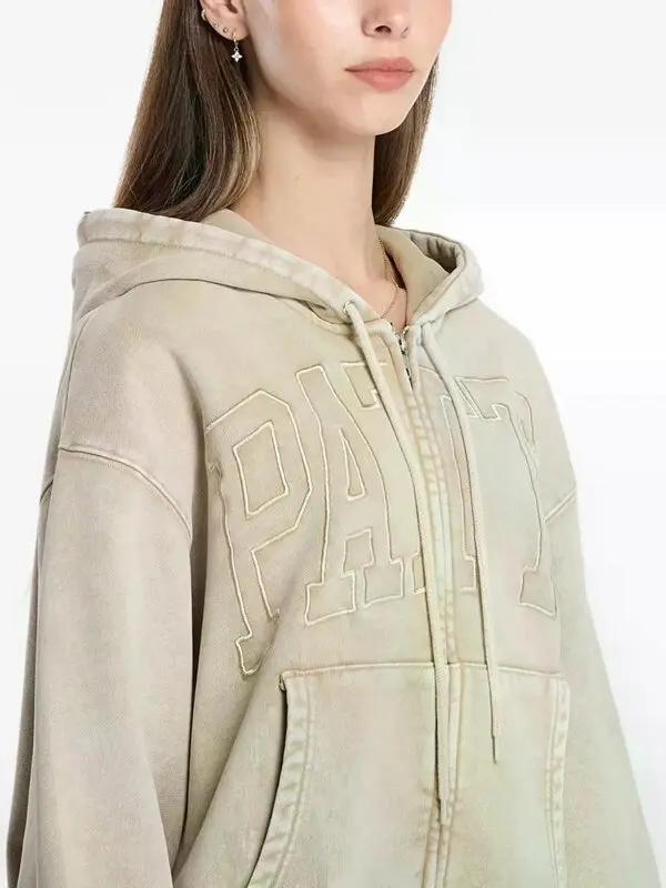 PATTA Logo-appliqué Zip-up Hoodie