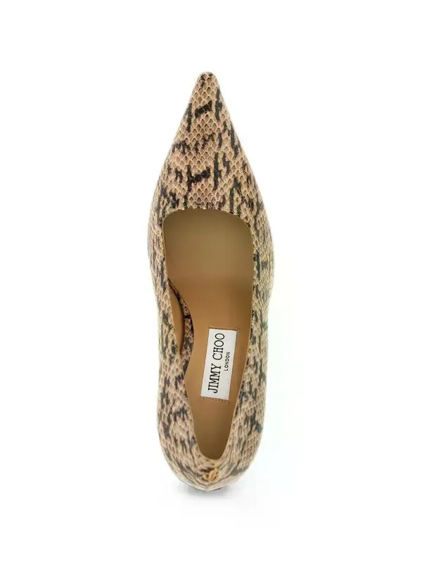 JIMMY CHOO Ixia Snake-effect Pumps