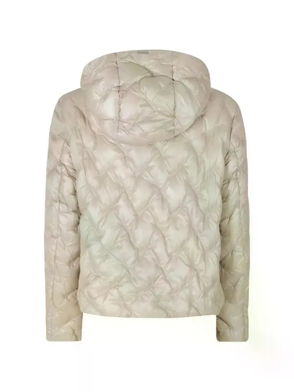 Herno Chevron-quilted Hooded Jacket