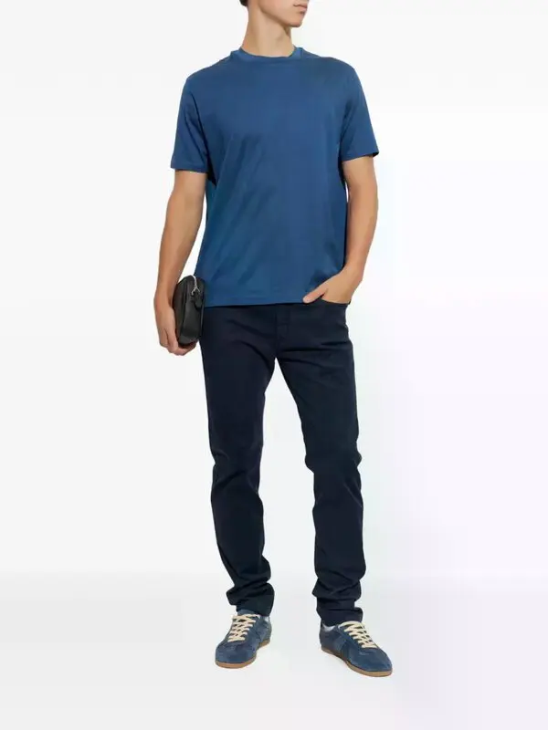 Paul & Shark Logo-embroidered T-shirt - Blue