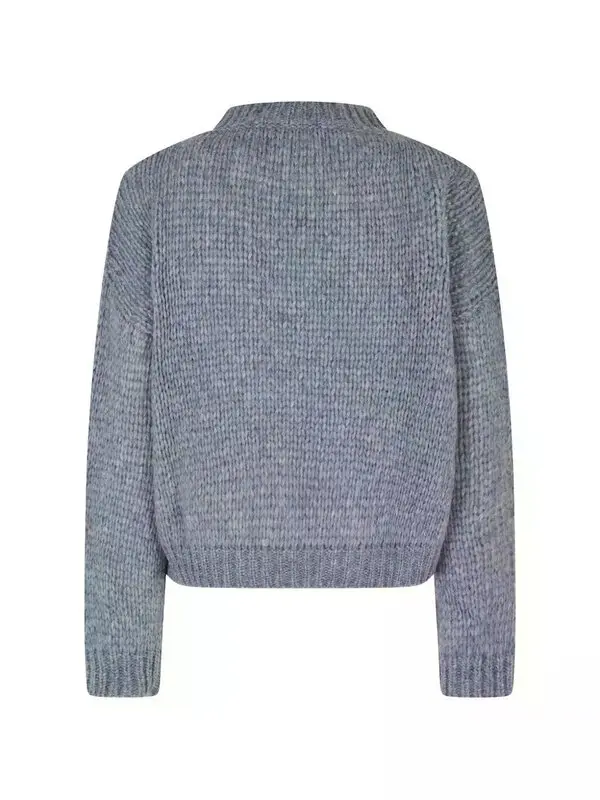 ROBERTO COLLINA Chunky-knit Crew-neck Sweater