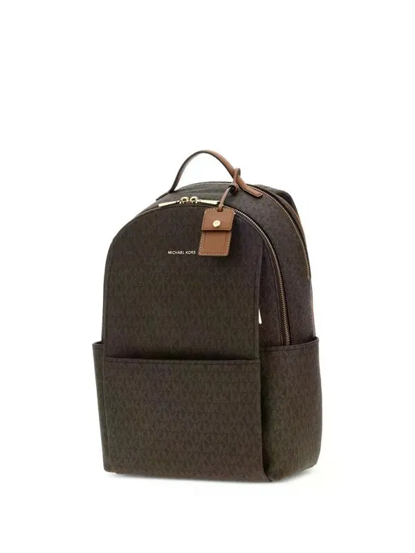 Michael Kors Large Sable Logo-print Backpack - Brown