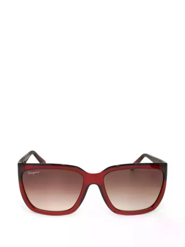 FERRAGAMO Square-frame Sunglasses - Red