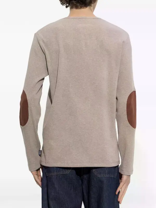 MAISON MARGIELA Elbow-patch Ribbed-knit Sweater