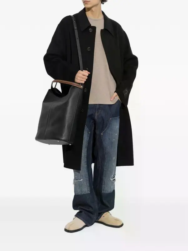 MAISON MARGIELA Ribbed-knit Sweater With Elbow Patches