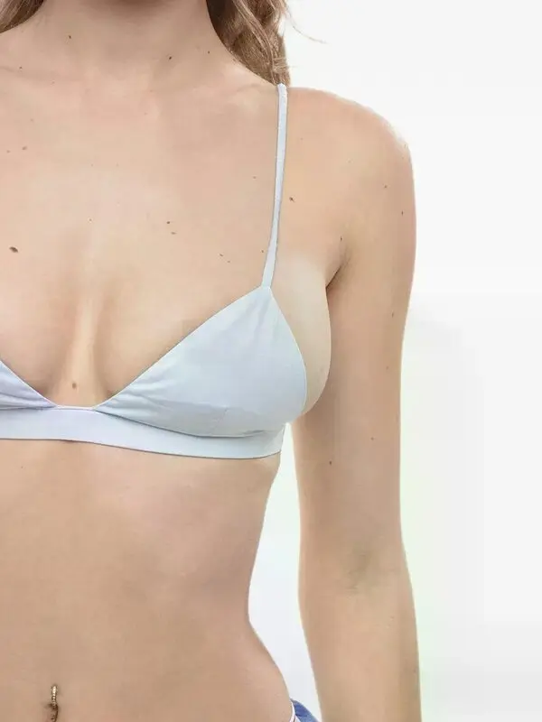 Andamane Triangle-cup Elasticated-strap Bra