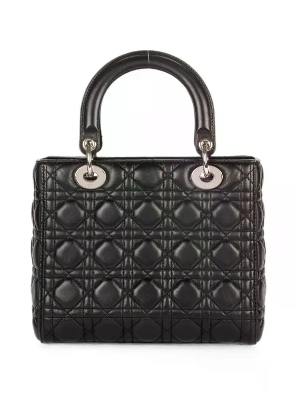 Dior Medium Lady Tote Bag - Black