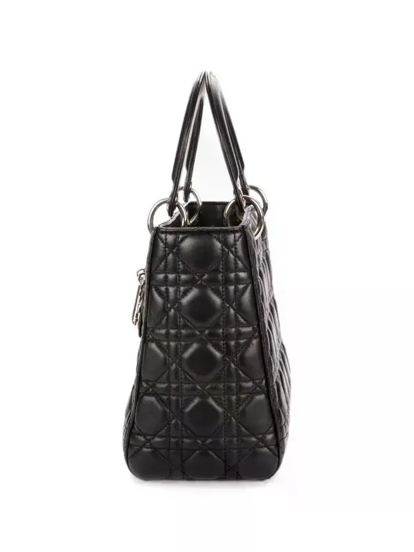 Dior Medium Lady Tote Bag - Black