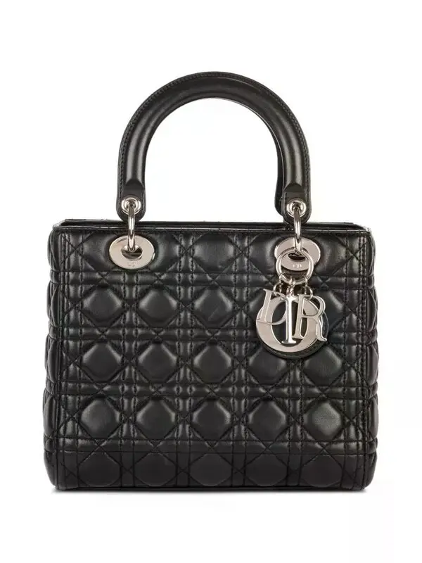 Dior Medium Lady Tote Bag - Black