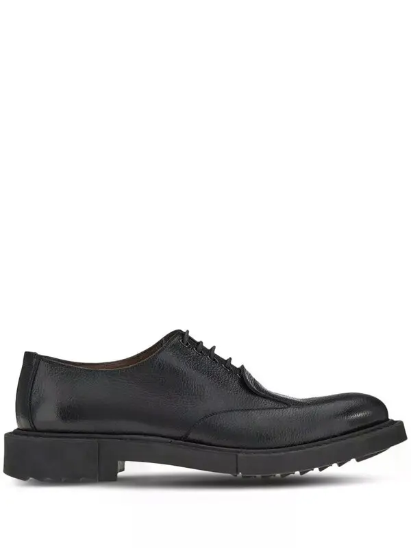 FERRAGAMO Leather Oxford-shoes - Black