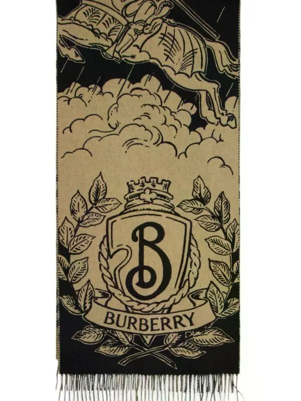 Burberry Reversible Fringed Scarf - Neutrals