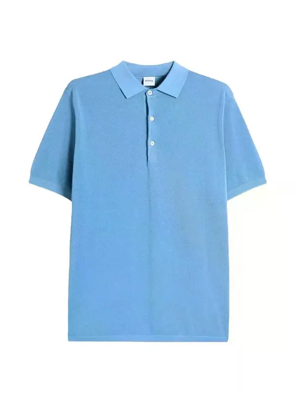 Aspesi Short-sleeve Polo Shirt - Blue
