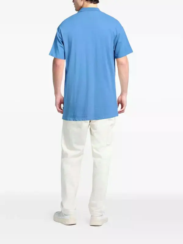 Aspesi Short-sleeve Polo Shirt - Blue