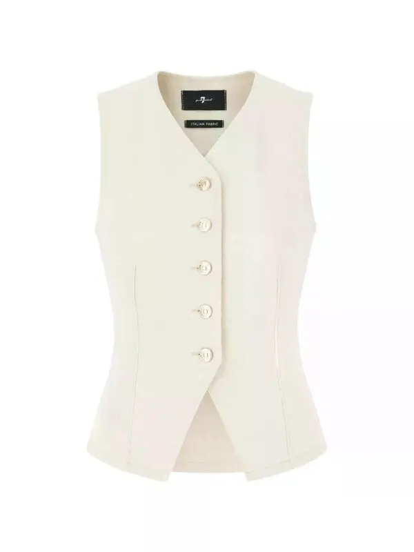 7 For All Mankind Button-up Waistcoat