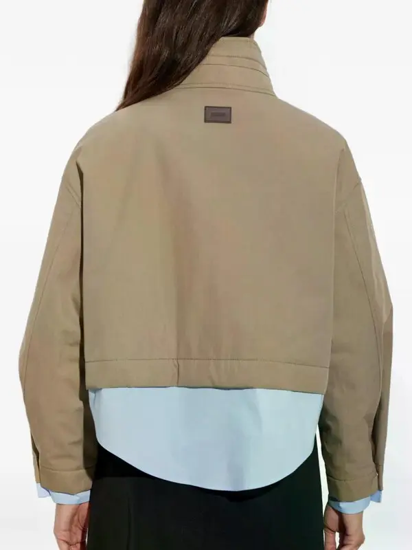 Moschino High-neck Cropped Jacket