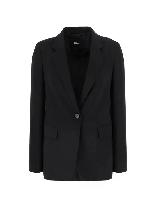 Hugo Single-breasted Blazer - Black