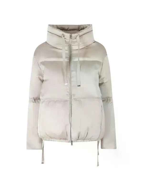 Herno Quilted High-neck Jacket - Neutrals