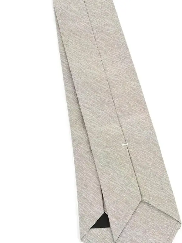 Corneliani Patterned Silk Ascot Tie