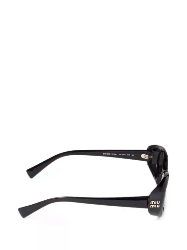 Miu Miu Oval Frame Sunglasses