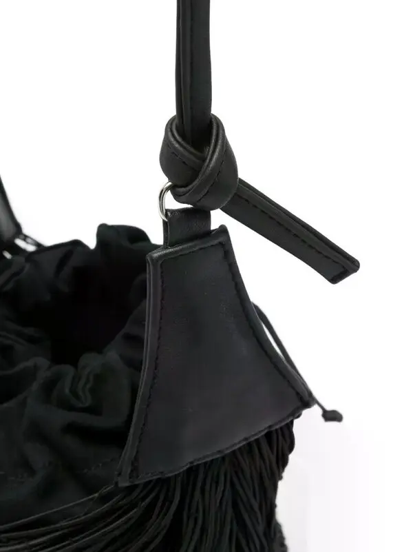 MARIANA MENDEZ Bowl Fringed Bucket Bag