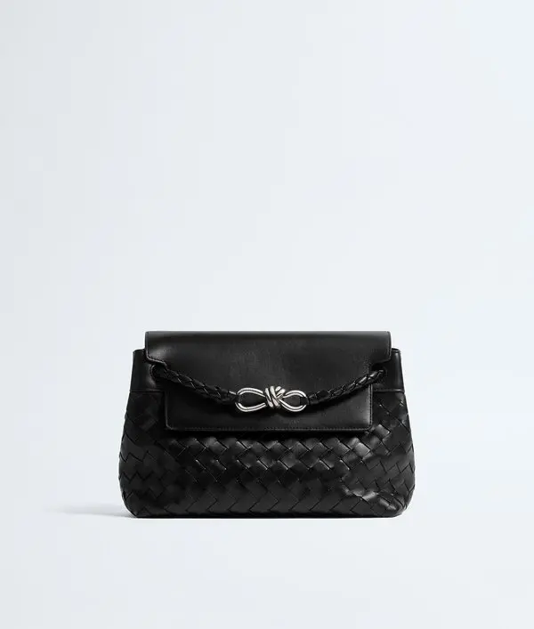 Bottega Veneta Small Andiamo Messenger - Black