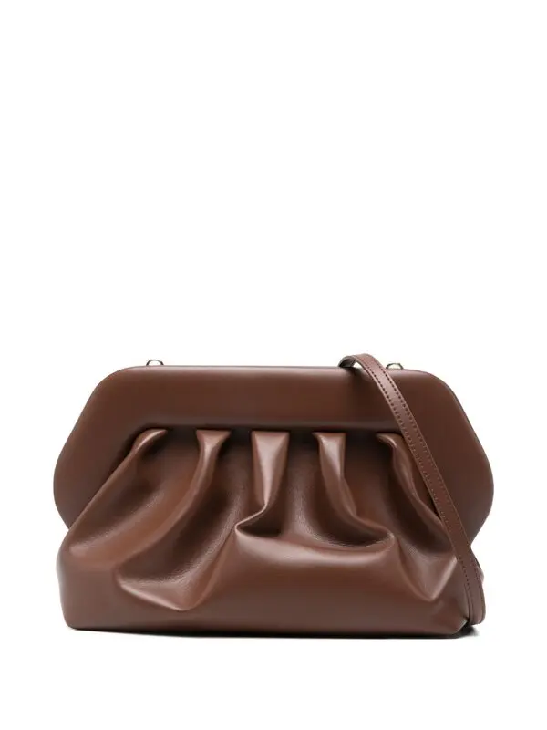 THEMOIRE Bios Vegan Leather Clutch - Brown
