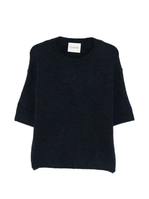 Closed Wool Crewneck Sweater - Blue
