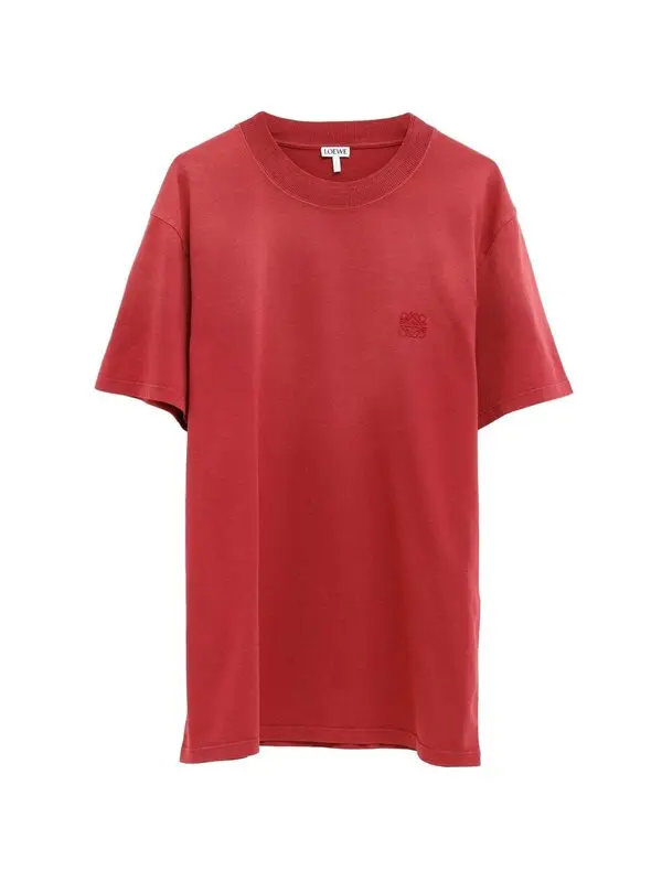Loewe Anagram Cotton T-shirt - Red