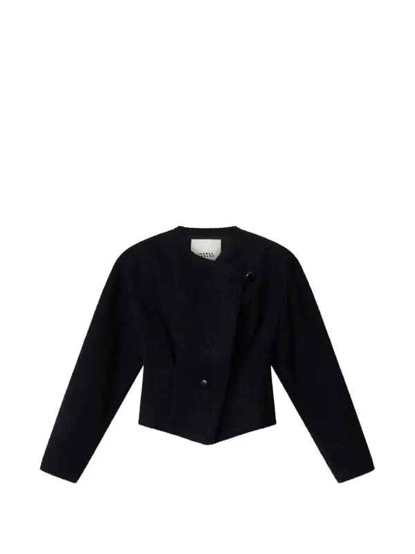 Isabel Marant Étoile Suna Wool Blend Jacket - Black