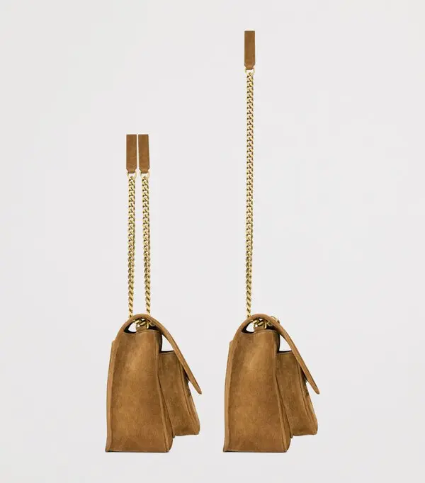 Saint Laurent Medium Suede Niki Shoulder Bag