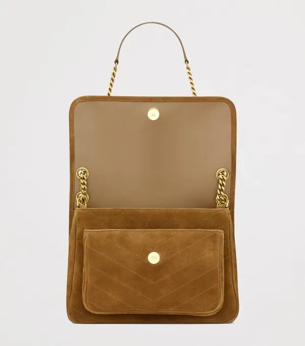 Saint Laurent Medium Suede Niki Shoulder Bag