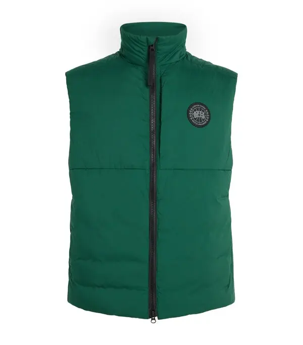 Canada Goose Down Water-repellent Packable Lodge Gilet - Green