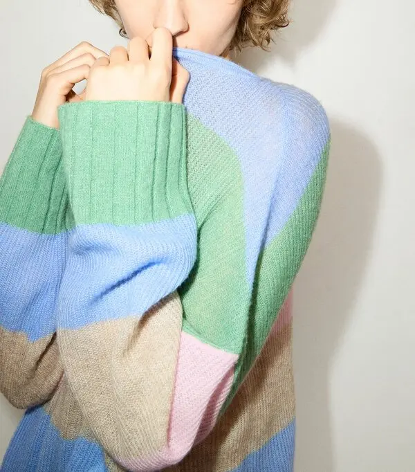Max & Co. Linen Striped Sweater