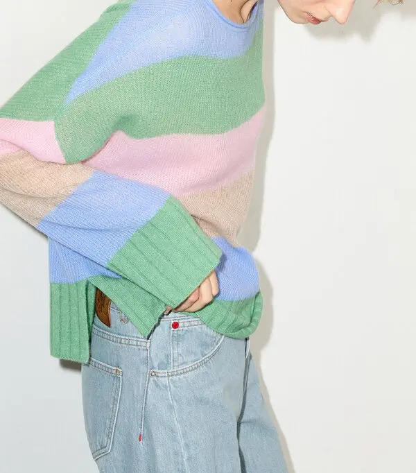 Max & Co. Linen Striped Sweater