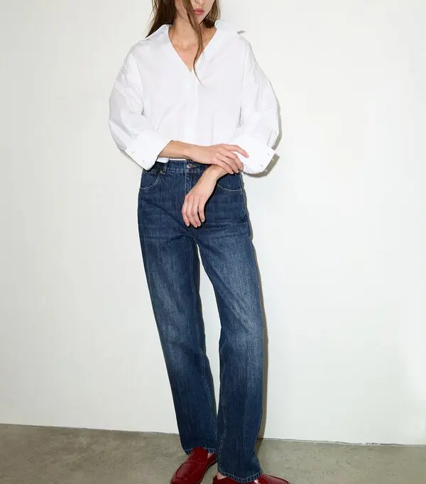 Max & Co. Straight Mid-wash Jeans