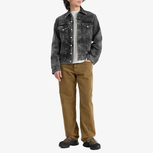 Aries Lasered Croc Trucker Jacket