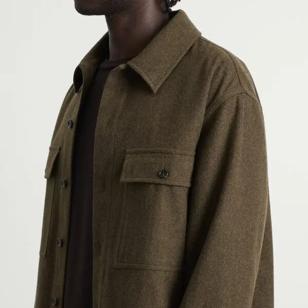 JIL SANDER Wool Overshirt