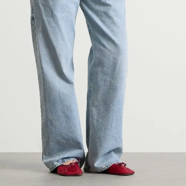 MAISON MARGIELA Mesh Moulded Toe Ballet Flats